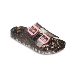 Sandale Roxy "Rg Kattie Glitter", Jungen, Gr. 12(29), schwarz, multi, Obermaterial:Obermaterial: 95% PVC/ 5% synthetische Kunststoffschnalle, Futter: N/A, Laufsohle: 100% synthetisches PVC;, Schuhe Sandale
