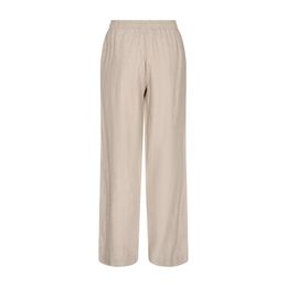 Freequent Damen Leinenhose "FQLAVA-PANT", beige, Gr. XL, unifarben, Web, Obermaterial: 55% Leinen, 45% Viskose, Hosen, Sommerhose aus Leinenmix und