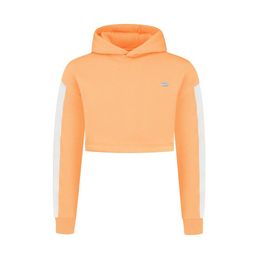 Smilodox Sweatshirt 'Amaya' Damen Gr&ouml;&szlig;e S hellorange / silber / wei&szlig;