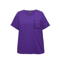 Ulla Popken Shirt female Purple size 58-60