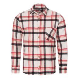 Rock Creek Hemd Herren Gr&ouml;&szlig;e 4XL beige / rot / schwarz