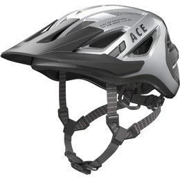 Abus Fahrradhelm "URBAN-I 3.0 ACE", M Kopfumfang: 52cm - 58cm, silber, Helme
