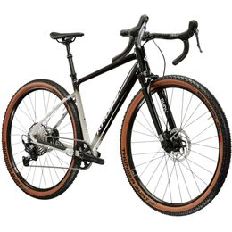 Gravelbike KROSS "Esker LTD" Gr. 46, schwarz (schwarz, schwarz), Fahrr&auml;der, Herren, 46cm, 28 Zoll (71,12cm) hinten: 28 Zoll (71,12cm)