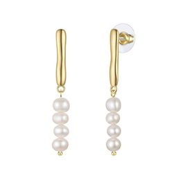 Yokoamii Earrings female Gold, White size One Size