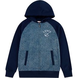 Levi's Kids Sweatjacke Jungen Gr&ouml;&szlig;e 158 navy / blue denim