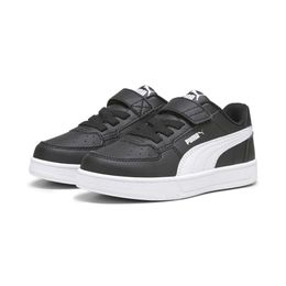 Puma Kinder Sneaker "Caven 2.0 Sneakers Kinder", Gr. 32, schwarz-wei&szlig;, Obermaterial: Textil, Synthetik, Leder; Futter: Textil; Innensohle: Textil;