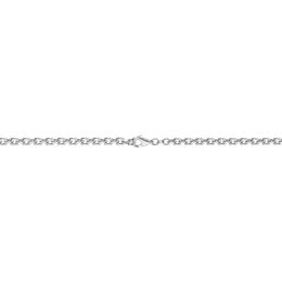 Firetti Damen Collierkettchen "Schmuck Silber 925 Armband Kette Ankerkette diamantiert", 19, Silber 925 (Sterlingsilber), B: 3mm, silber, Silber 925