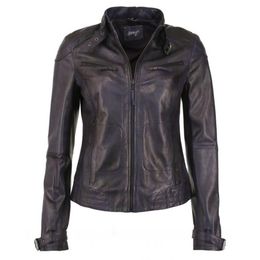 Maze Lederjacke ' Ryana ' Damen Gr&ouml;&szlig;e XXXL dunkellila