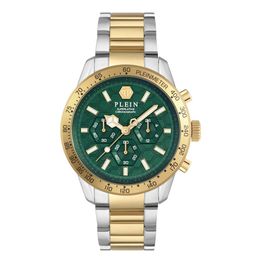 Philipp Plein Analog Watch 'Pleinmter' male Green size One Size