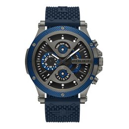 Police Analog Watch 'Surigao' male Blue size One Size