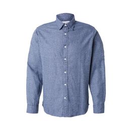 Selected Button Up Shirt 'Owen' male Blue size 4XL/5XL