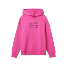 F4NT4STIC Sweatshirt 'Captain Mom' Damen Gr&ouml;&szlig;e L dunkelpink / schwarz