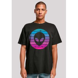 F4NT4STIC Damen T-Shirt "Alien Kopf", schwarz, Gr. XL, Obermaterial: 100% Baumwolle, Shirts, Premium Qualit&auml;t