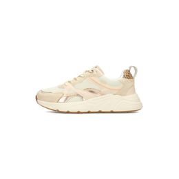 POSH by Poelman Sneaker 'Kae' Damen Gr&ouml;&szlig;e 42 beige / gold / offwhite