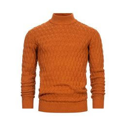 INDICODE JEANS Pullover 'Alpha' Herren Gr&ouml;&szlig;e S ocker