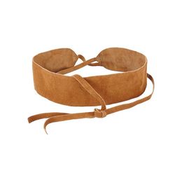Lascana Tailleng&uuml;rtel 'Bindeg&uuml;rtel, Lederg&uuml;rtel, G&uuml;rtel f&uuml;r Kleid & Overall, Bauchg&uuml;rtel' camelfarben Gr. S f&uuml;r Damen. Nachhaltig.
