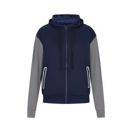 TUFFSKULL Sweatjacke Herren Gr&ouml;&szlig;e M marine / graumeliert
