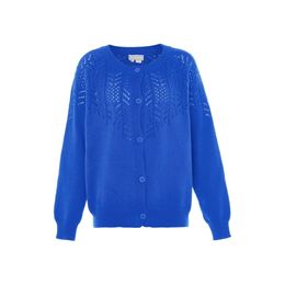 Jalene Strickjacke Damen Gr&ouml;&szlig;e M/L royalblau