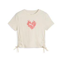 Puma Shirt 'Flaming Love' girl White size 152