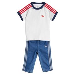 adidas originals Set Jungen Gr&ouml;&szlig;e 98 marine / blue denim / rot / wei&szlig;