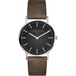 Liebeskind Berlin Uhr Damen Gr&ouml;&szlig;e One Size braun / schwarz / silber