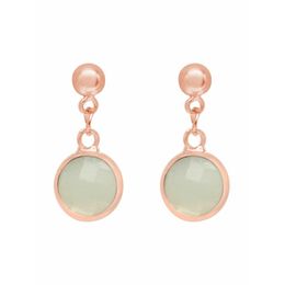 Gemshine Earrings 'CHALCEDON' female Gold size One Size