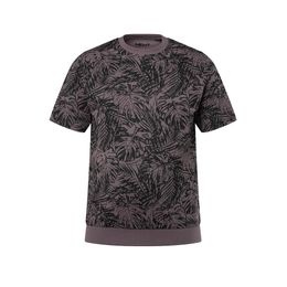 Men Plus T-Shirt Herren Gr&ouml;&szlig;e L/XL dunkelgrau / schwarz