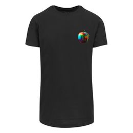 F4NT4STIC Damen T-Shirt "Colorfood Collection - Rainbow Apple", schwarz, Gr. XXL, Obermaterial: 100% Baumwolle, Shirts, Print