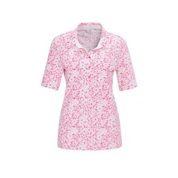 GOLDNER Shirt Damen Gr&ouml;&szlig;e M/L pink / rosa / wei&szlig;