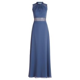 VM Vera Mont Abendkleid Damen Gr&ouml;&szlig;e 36 blau Winterkleid