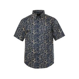 JP1880 Button Up Shirt male Blue size 4XL