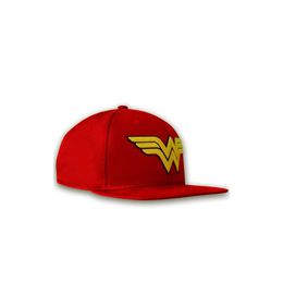 logoshirt Cap 'DC Wonder Woman' Jungen Gr&ouml;&szlig;e 48/54 gelb / rot