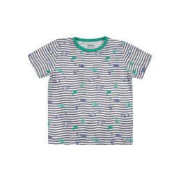 Lilly and Sid T-Shirt 'Meerestiere' Jungen Gr&ouml;&szlig;e 110/116 grau / gr&uuml;n