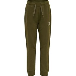 Hummel Sporthose Jungen Gr&ouml;&szlig;e 116 oliv / wei&szlig;