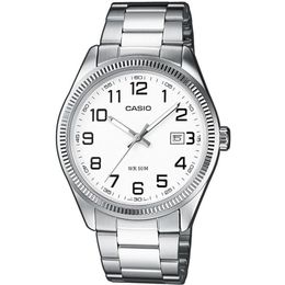 Casio Analog Watch male Silver size One Size