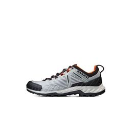 Mammut Halbschuh &lsquo;Alnasca Knit III Low&rsquo; Herren Gr&ouml;&szlig;e 45.5 hellgrau / orange / schwarz