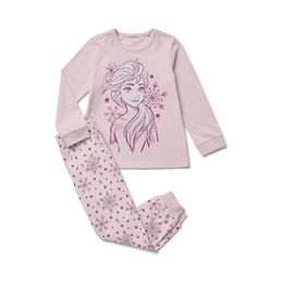 Tchibo - Kinder-Pyjama-Set &raquo;Eisk&ouml;nigin&laquo; - M&auml;dchen - Gr. 110/116 - rosa/print