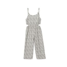 Tchibo - Jumpsuit in 7/8-L&auml;nge - M&auml;dchen - Gr. 134/140 - olivgr&uuml;n/gebl&uuml;mt