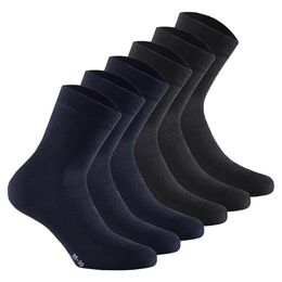 Rohner Basic Socks female Blue, Black size 39-42
