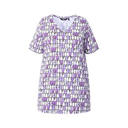Ulla Popken Shirt female Purple size 58-60