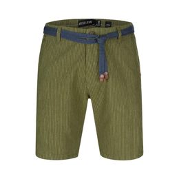 INDICODE JEANS Shorts Herren Gr&ouml;&szlig;e 33 hellgrau / gr&uuml;n