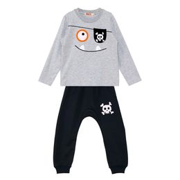Denokids Set 'Happy Pirate' Jungen Gr&ouml;&szlig;e 104 hellgrau