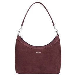 Roeckl Tasche 'DIANA SCHULTERTASCHE NUBUK SMALL' Damen Gr&ouml;&szlig;e one size bordeaux / weinrot / karminrot / dunkelrot