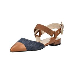 Nero Giardini Pumps Damen Gr&ouml;&szlig;e 41 blue denim / karamell