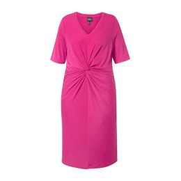 Ulla Popken Kleid Damen Gr&ouml;&szlig;e 62/64 pink Winterkleid