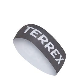 adidas terrex Sportstirnband 'Climacool' Herren Gr&ouml;&szlig;e S/M grau / wei&szlig;