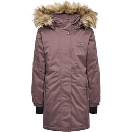 Hummel Funktionsjacke 'Leaf' M&auml;dchen Gr&ouml;&szlig;e 116 braun / schwarz
