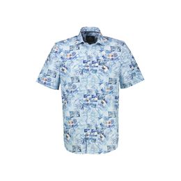 Lerros Button Up Shirt male Blue size 3XL