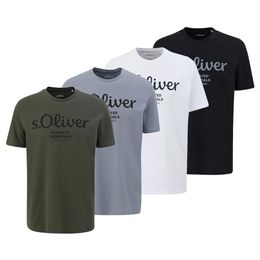 s.Oliver Shirt male Grey, Green, Black, White size XXL