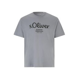 s.Oliver Men Big Sizes Shirt male Grey size 5XL